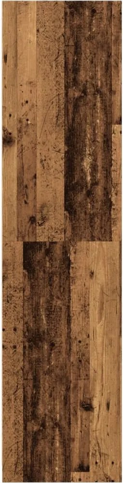 Šatní skříň old wood 30 x 50 x 200 cm kompozitní dřevo 3307709