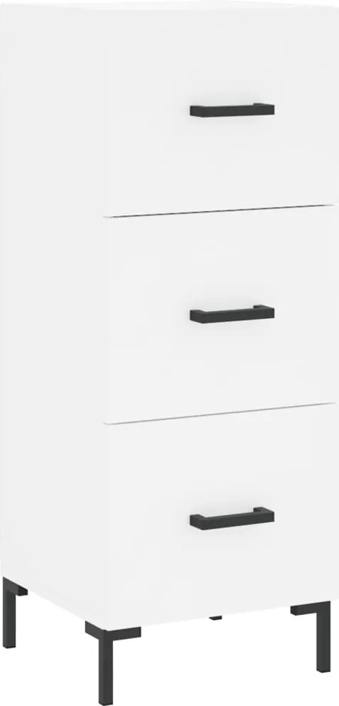 Skříň highboard bílá 34,5 x 34 x 180 cm kompozitní dřevo 3198849