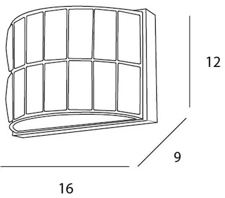 MAXLIGHT W0204 - Nástěnné svítidlo DIAMANTE 1xG9/42W/230V chrom