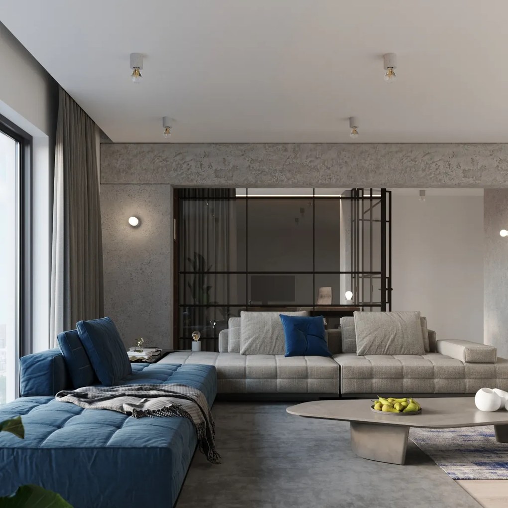 Sollux Lighting Stolní lampa SALGADO beton