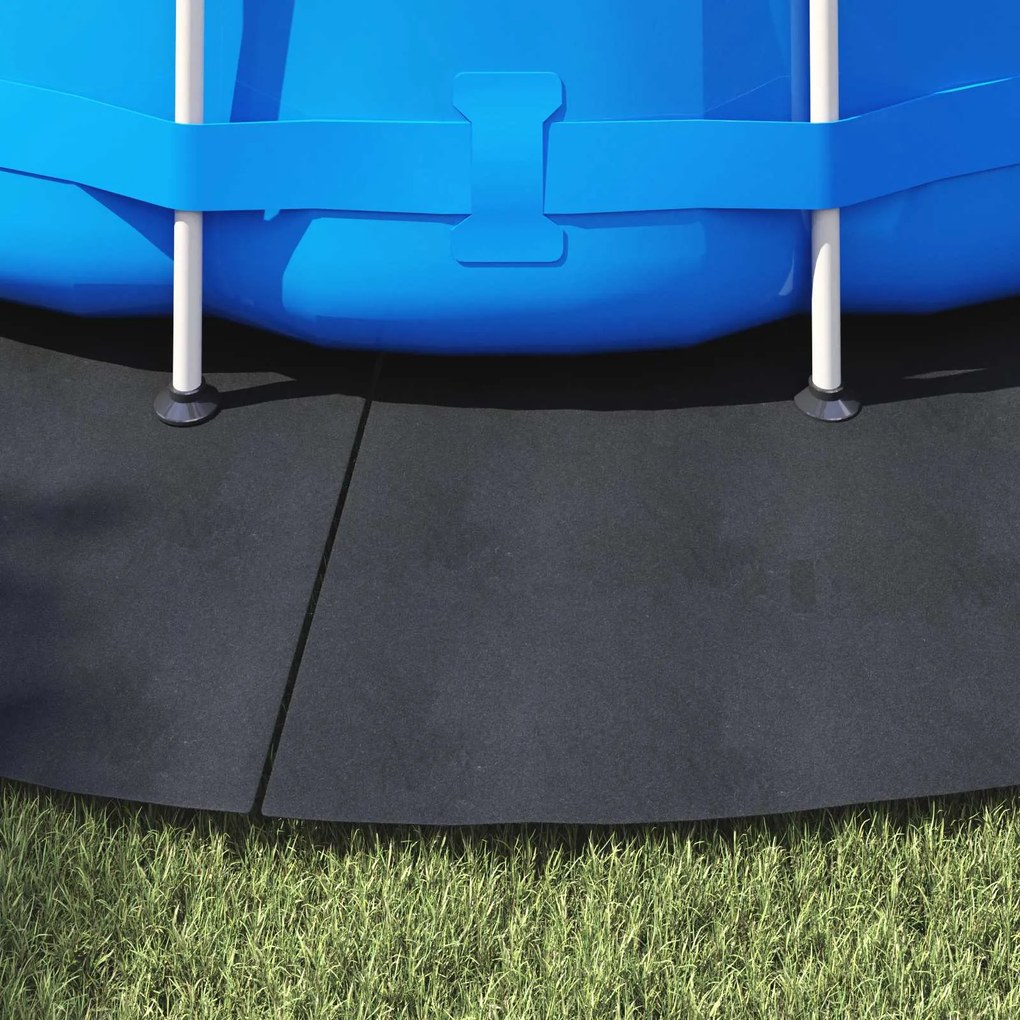 vidaXL Podložka pod bazén Ø 458 cm (2 mm) Kulatý Netkaná tkanina Černá
