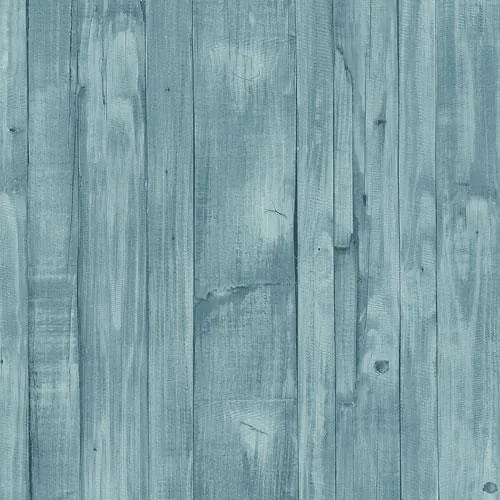 Vliesové tapety na zeď Origin - dřevěné prkna zeleno-modré