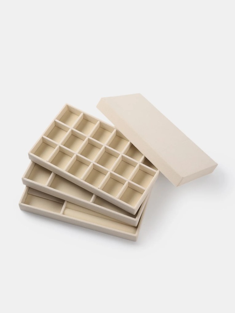 Sinsay - Sada organizérů do skříně 4 pack - krémová