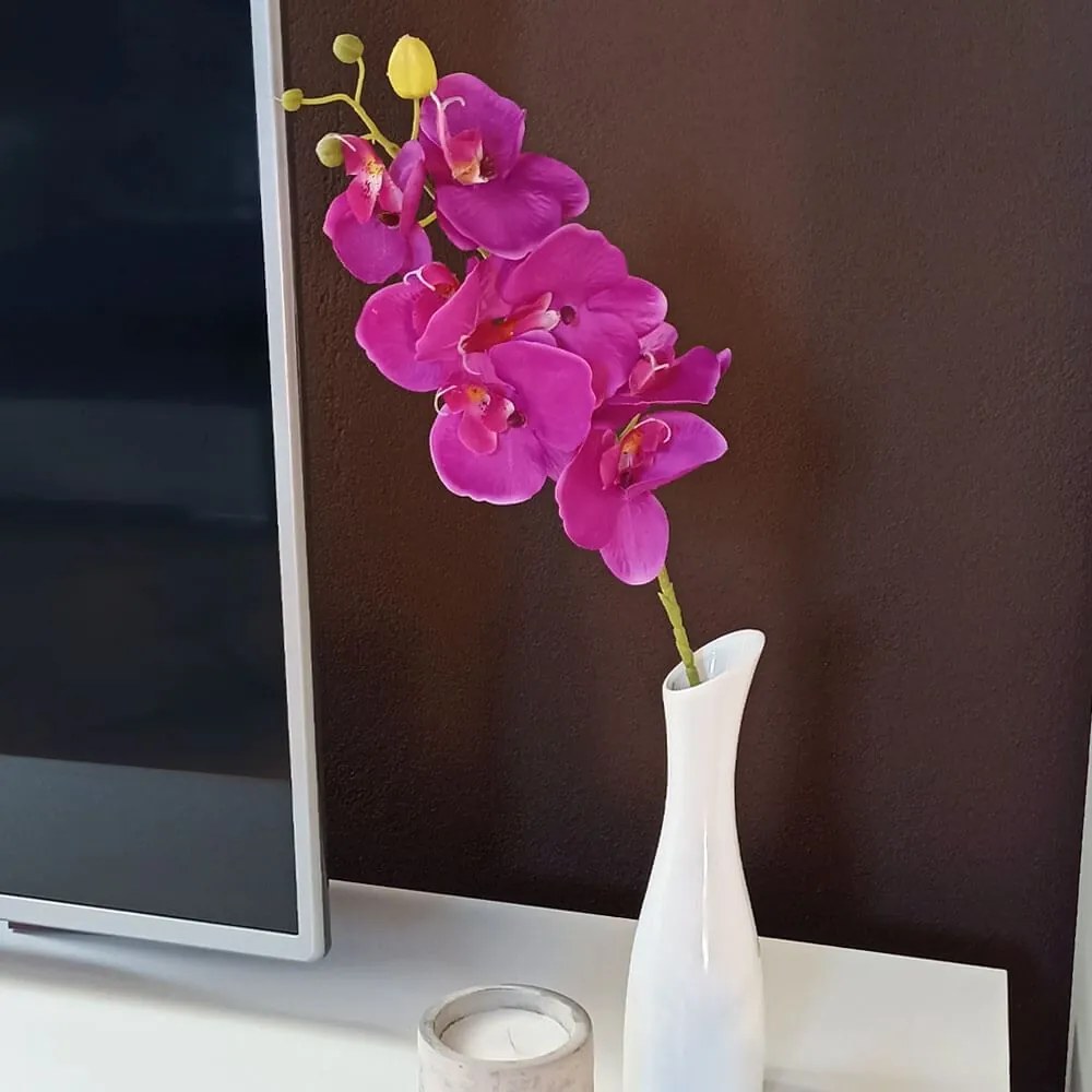 Alegría en Casa Umělé květiny orchidej - tmavě růžová