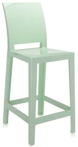 Set 2 barových židlí One More Please zelená, Kartell - varianta 1 - výška 100 cm