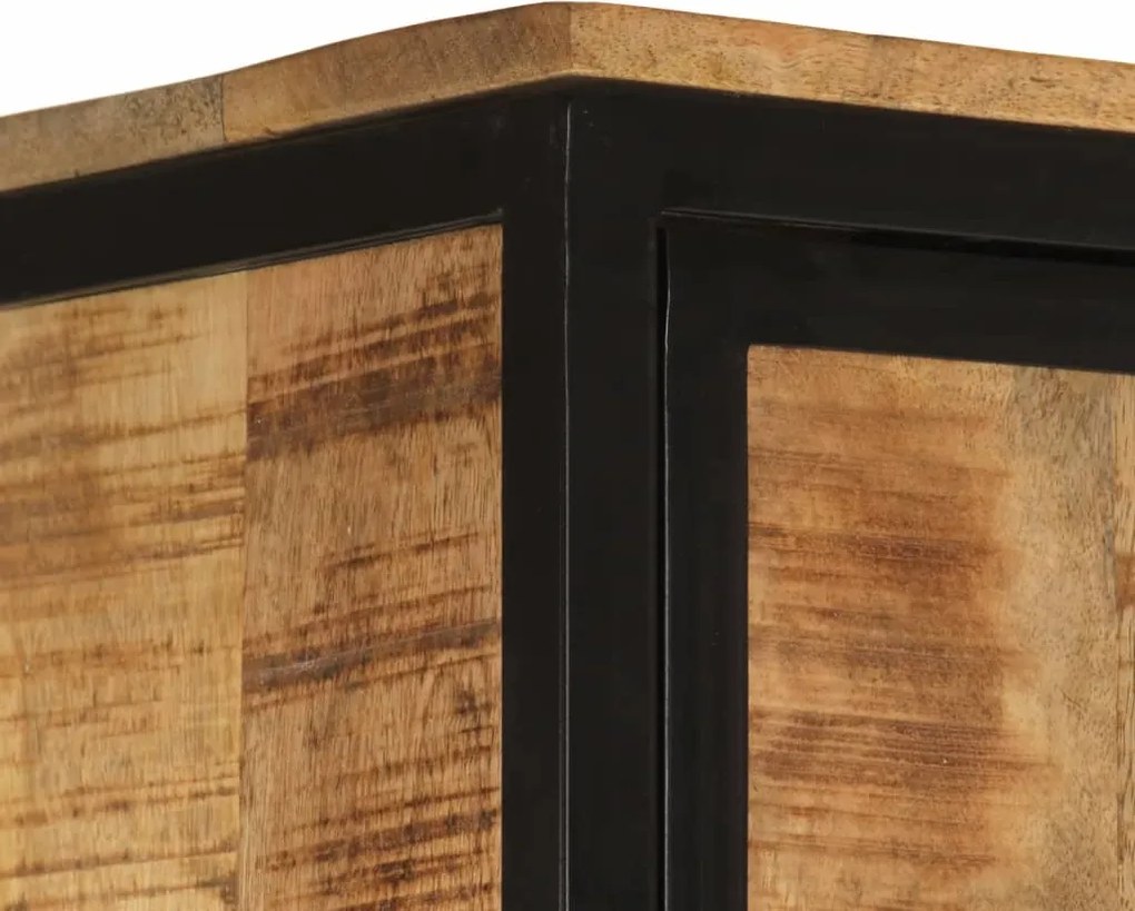Koupelnová skříňka 40 x 27 x 180 cm železo a masivní mangovník 3217113