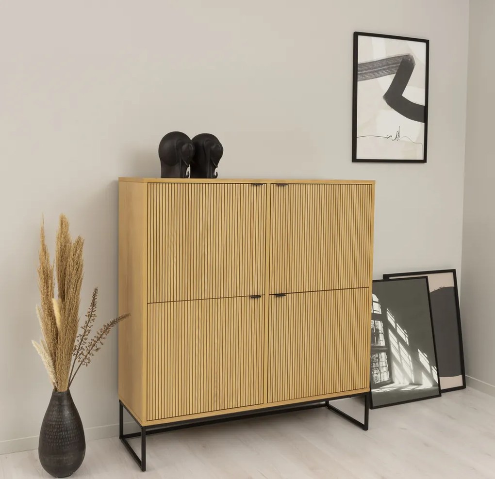 TENZO Dřevěný kabinet BALI světlý 9001554955