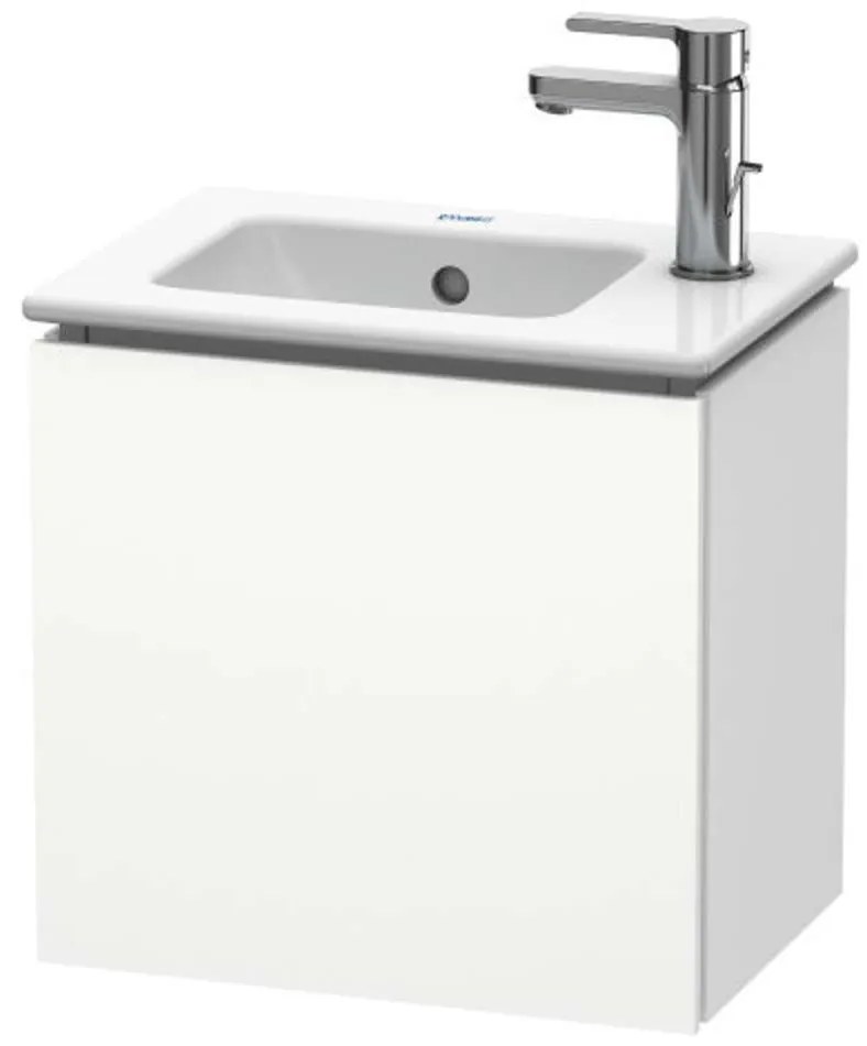 Duravit L-Cube - Umyvadlová skříňka 40x42x29 cm, panty vlevo, bílá mat LC6272L1818