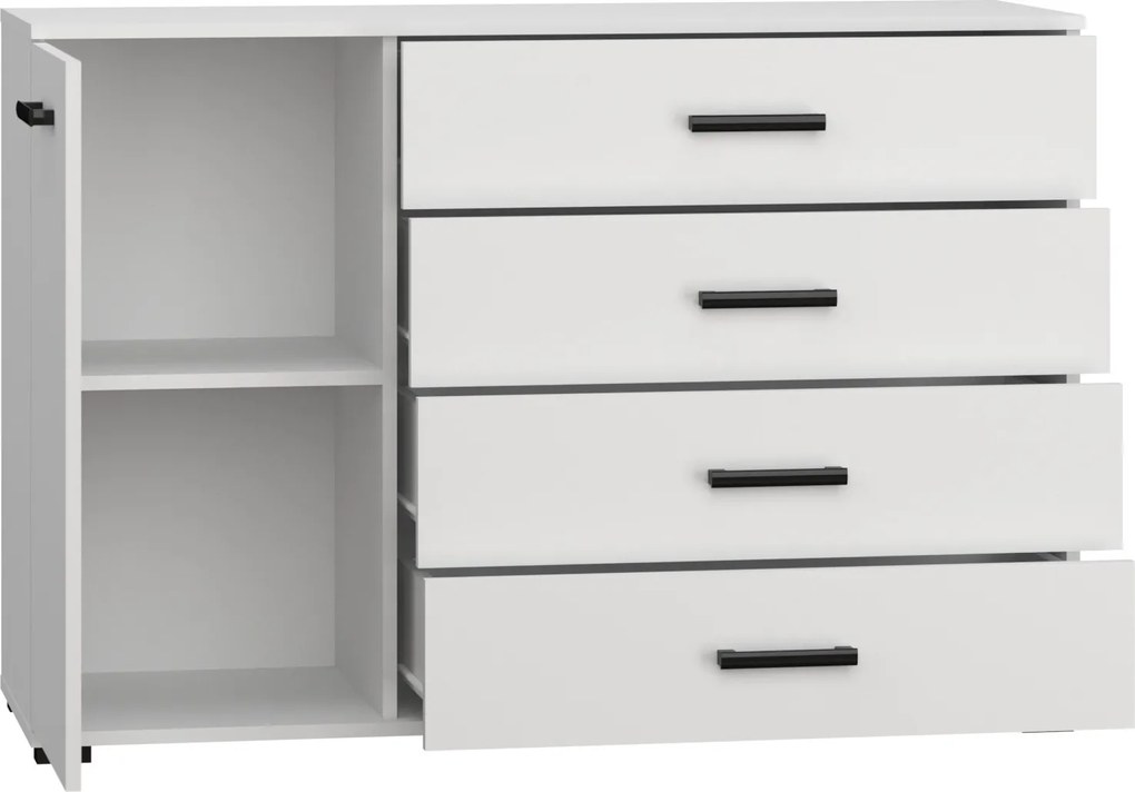 ADRK Furniture Frazio Komoda 120 ADRK-CHES-FRA-120-W