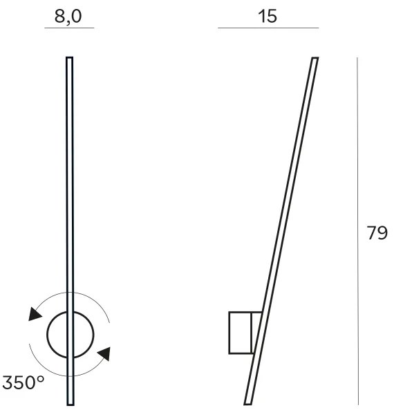 MAXLIGHT W0297 - LED Venkovní nástěnné svítidlo SPIDER LED/8,4W/230V IP44 zlatá