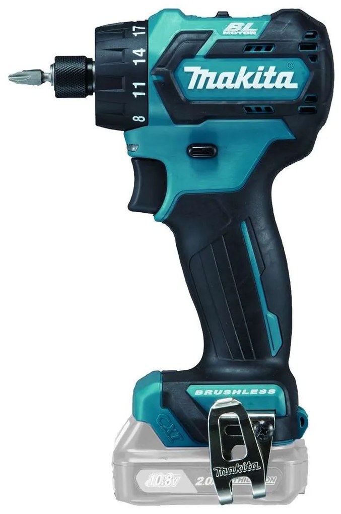 Makita - 12V AKU vrtací šroubovák, bez baterie a nabíječky DF032DZ