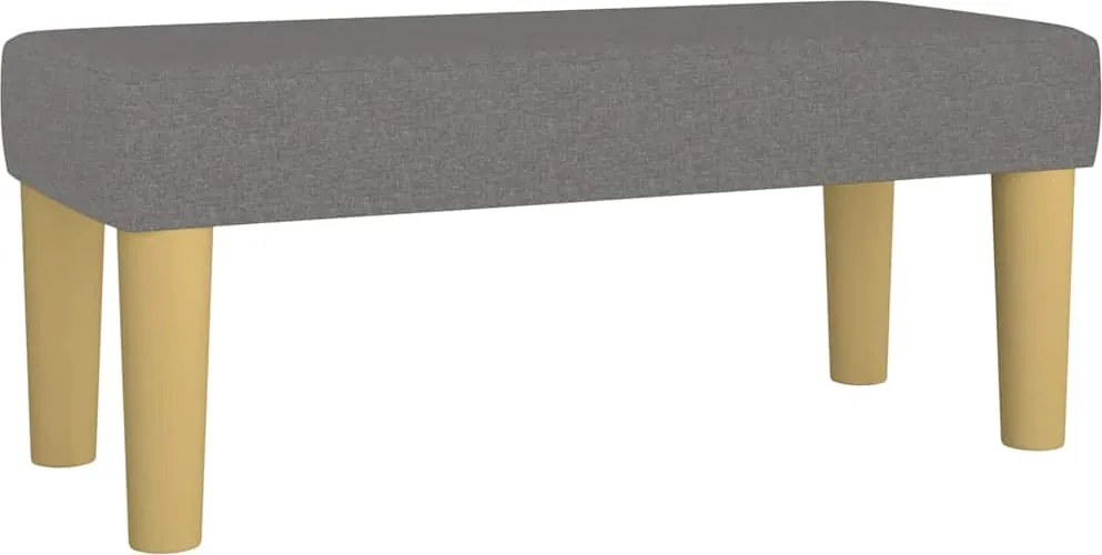 Box spring postel s matrací tmavě šedá 120x190 cm textil 3270405