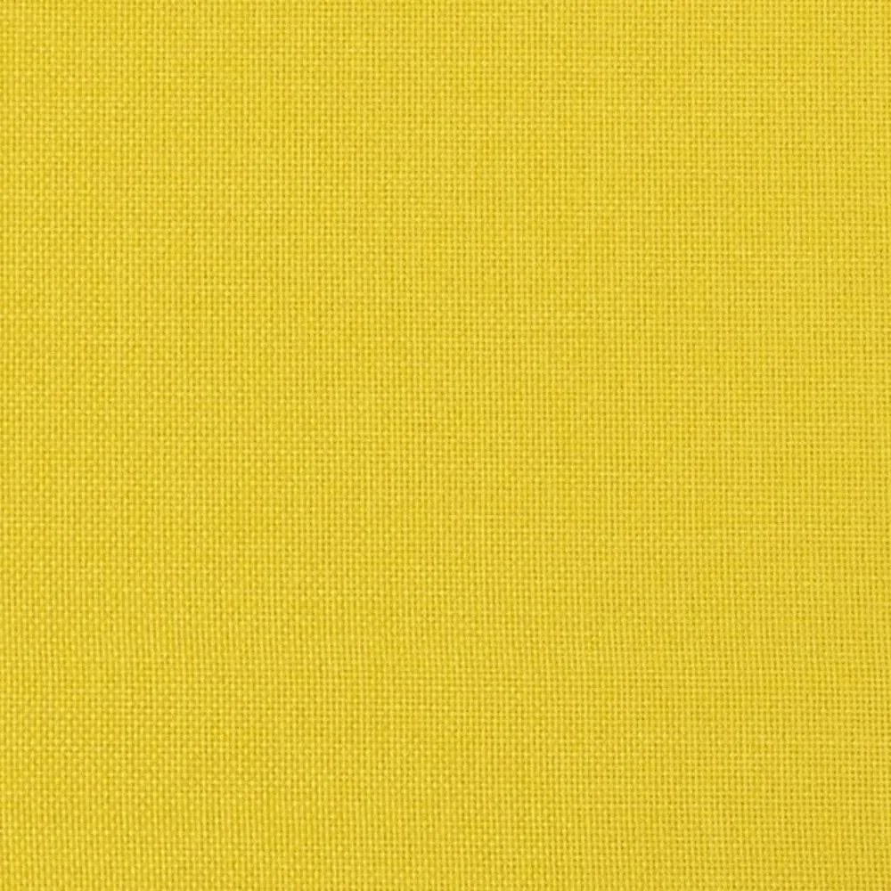 Petromila 3místná pohovka světle žlutá 180 cm textil