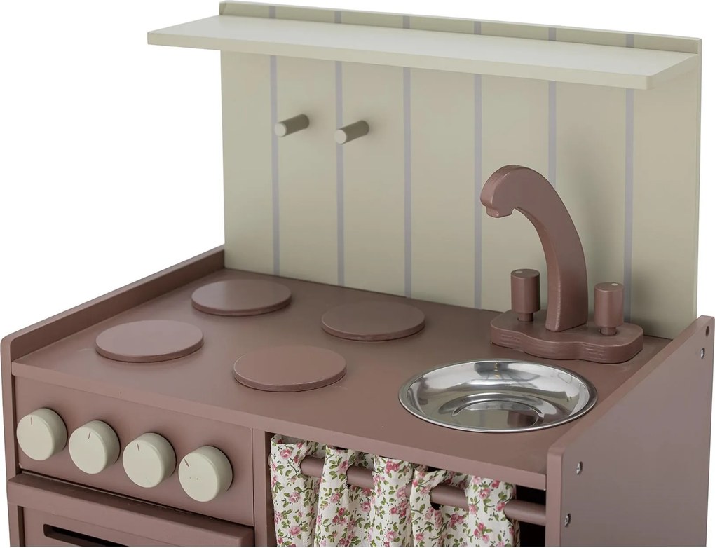 BLOOMINGVILLE Mini kuchyňka Pippi, hnědá, MDF