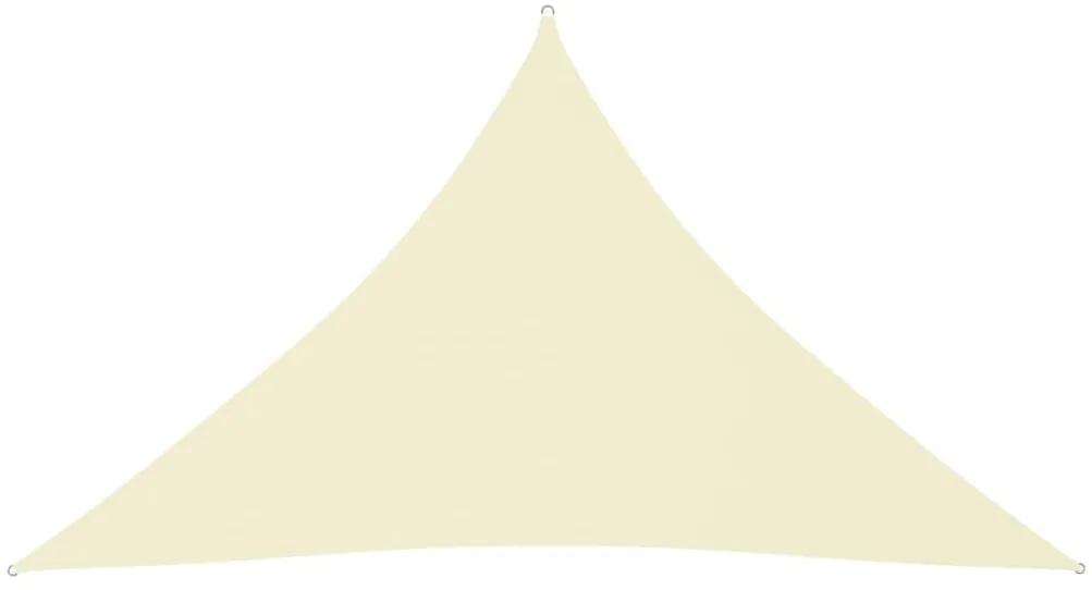 Stínící plachta oxfordská látka trojúhelník 4x4x5,8 m krémová - Default Title