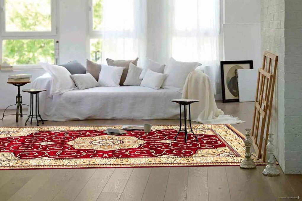 Berfin Dywany, Kusový koberec Adora 5792 B (Red), 80x150, červená, chodba / předsíň