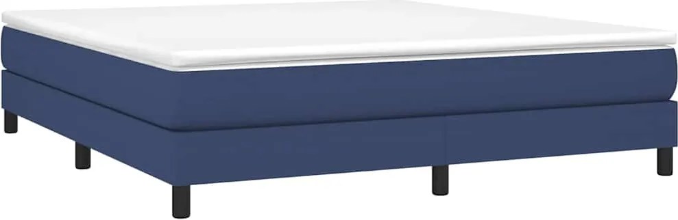Rám postele s boxspringem modrý 180 x 200 cm textil 3120538