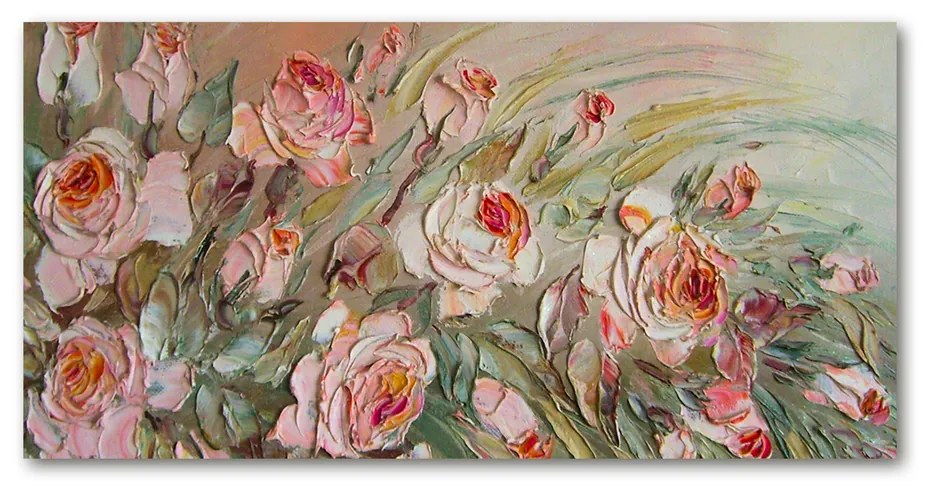 Wallmuralia Moderní obraz fotografie na akrylu Růže 120x60 cm