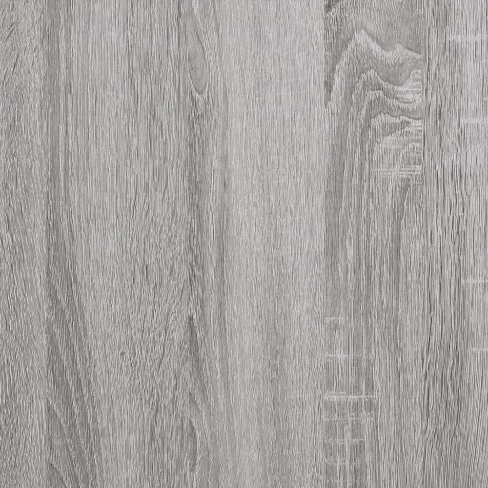 Petromila Knihovna s dvířky šedá sonoma 136x37x109 cm kompozitní dřevo