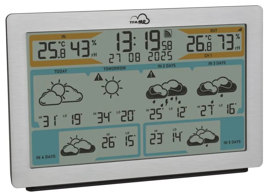 TFA 35.8100.54 - Bezdrátová WiFi meteostanice TFA.me ID-02