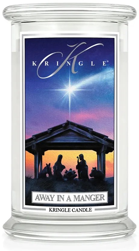 Kringle Candle svíčka Away In A Manger (sójový vosk), 623 g