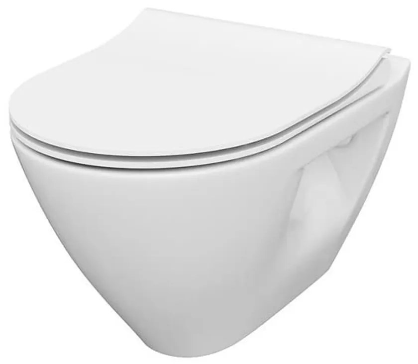 Wc s prkénkem softclose závěsné Cersanit Mille zadní odpad S701-454