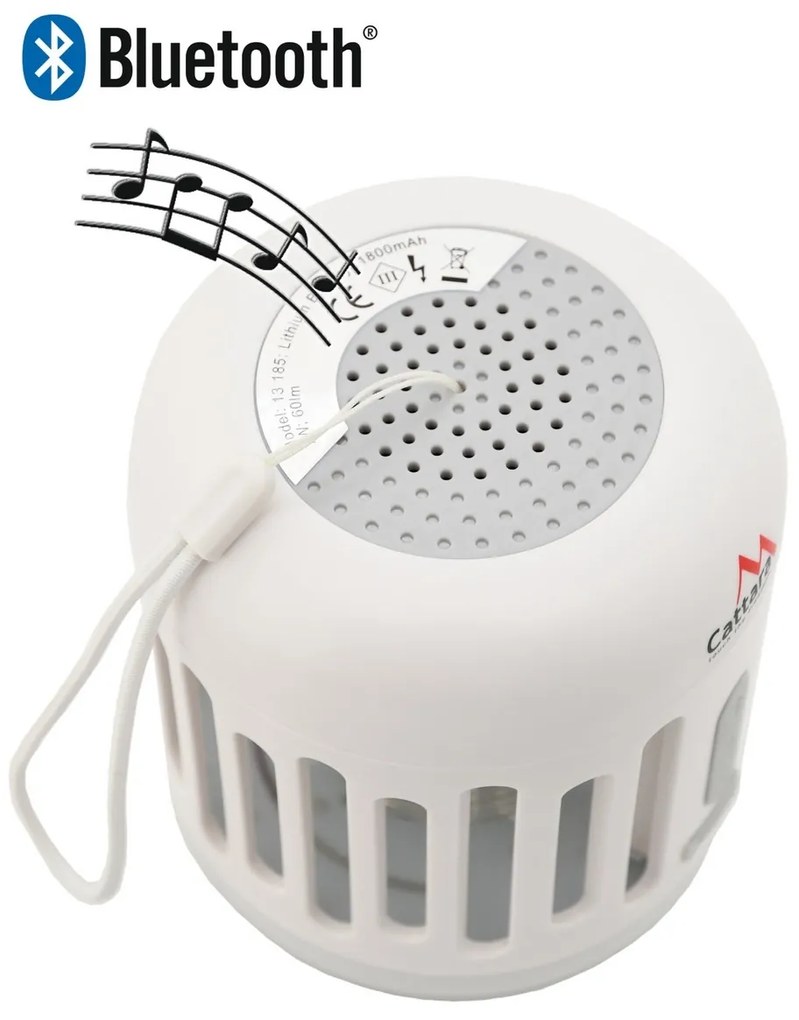 Cattara Nabíjecí bluetooth svítilna s lapačem hmyzu Music cage, 60 lm