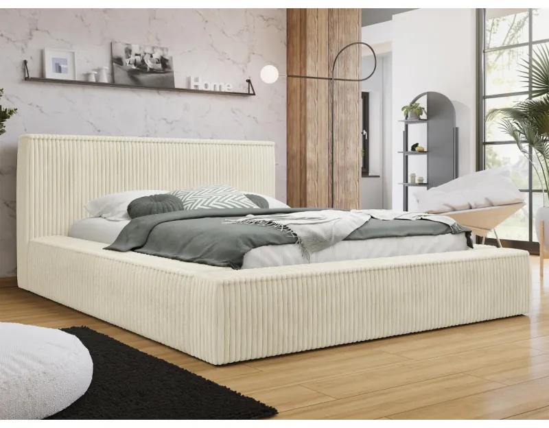 Manželská postel s úložním prostorem Gritta S, Potah: Top Sztruks 90, Rozměr postele: 180x200