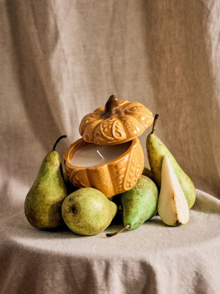 Sinsay - Vonná svíčka ve tvaru dýně Cinnamon - oranžová