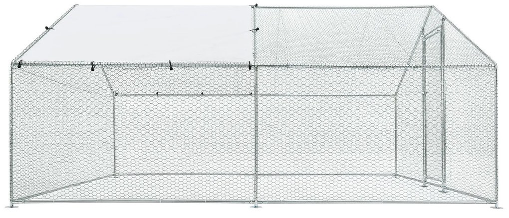 Juskys Venkovní klec pro slepice - 3x4x2m