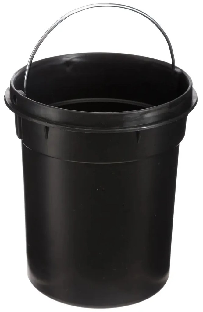 Odpadkový koš s bambusovým víkem NATUREO 3L, černý