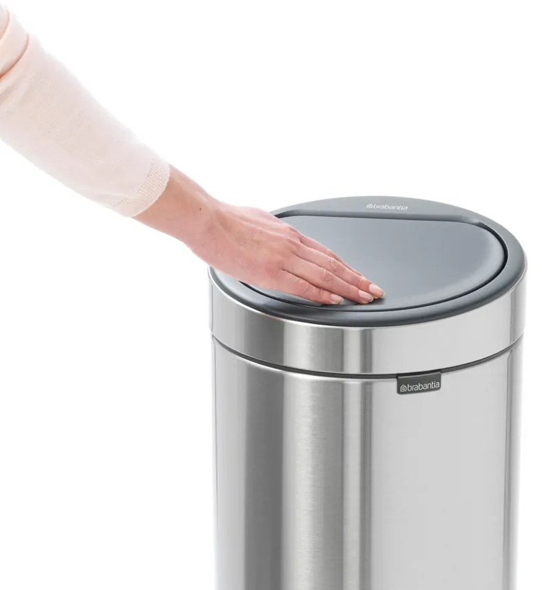 Brabantia Touch Bin NEW 30L metalická šedá