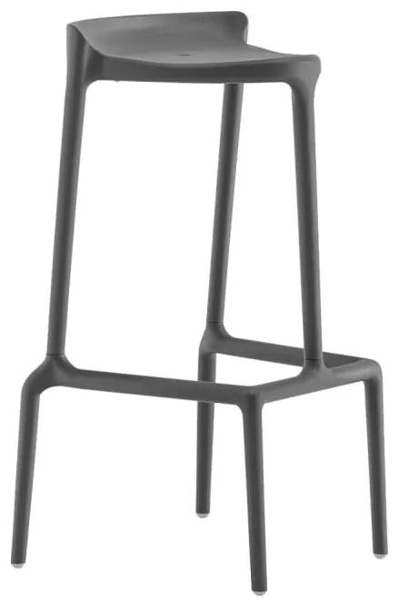 Barová židle Happy 490, tmavě šedá