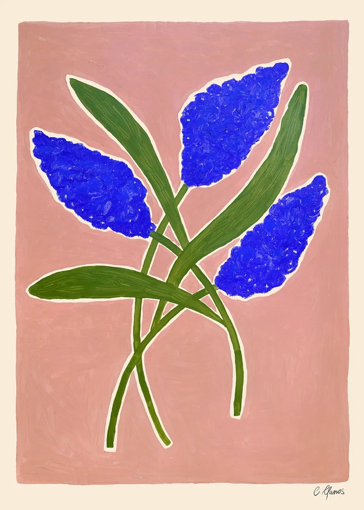 The Poster Club Plakát Butterfly Bush by Carla Llanos 50x70 cm