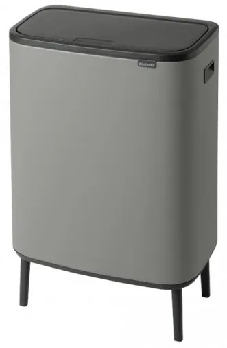 Brabantia BO TOUCH BIN HI Dotykový odpadkový koš 2x30 l - minerální světle šedá