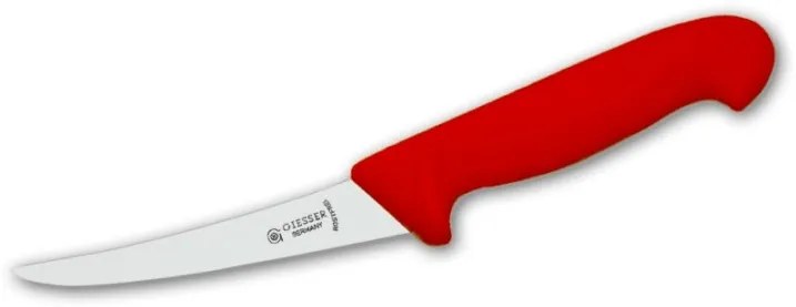 Giesser Messer, Nůž vykosťovací prohnutý 15 cm, červená