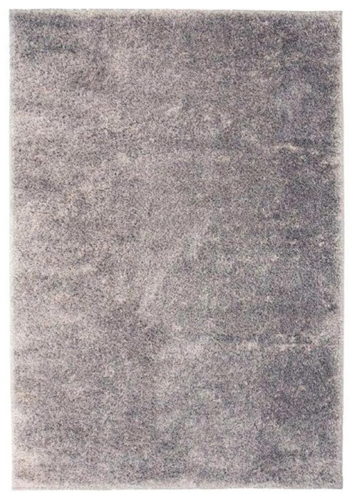 133043 vidaXL Kusový koberec s vysokým vlasem Shaggy 120 x 170 cm šedý