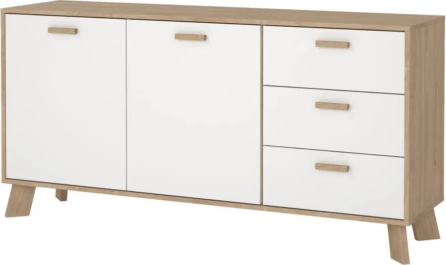 FALCO Komoda Iker 715 jackson hickory/bílá