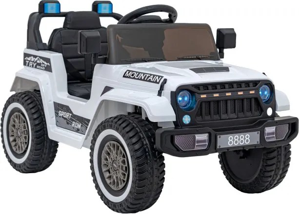 Elektrické autíčko Off Road MOUNTAIN bílé