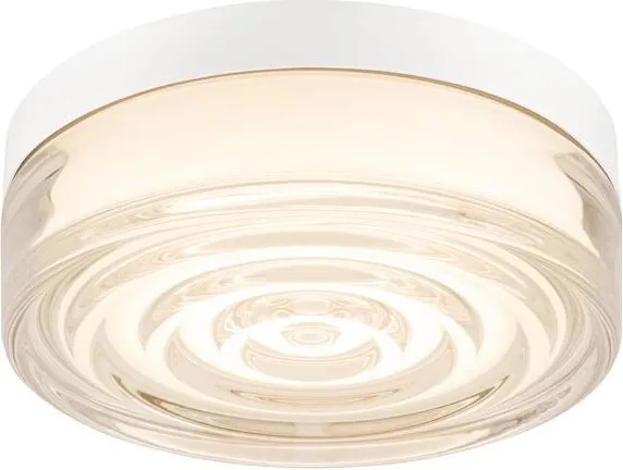 LA 1010211 CYFT WAVE XL Přisazené nástěnné a stropní svítidlo, 2700/3000/4000 K, 15 W, PHASE, 105°, IP65 černá / čirá - BIG WHITE (SLV)