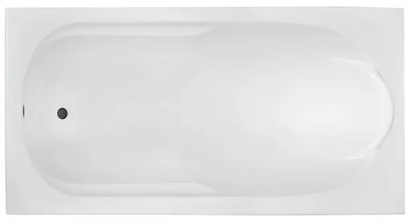 Besco Akrylátová obdélníková vana Bona 140x70 (150x70, 160x70, 170x70, 180x80, 190x80) Barva: Bílá, Rozměry (cm): 170x70