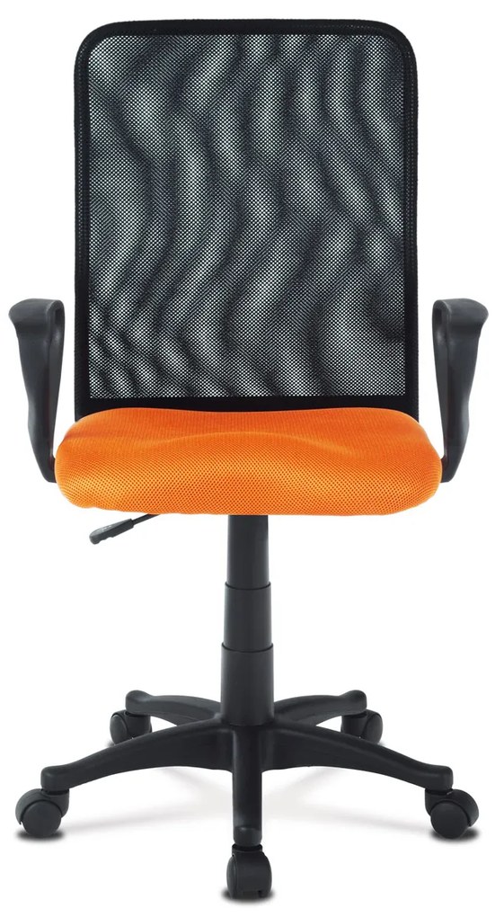 Juniorská židle GIORGIO černo-oranžová