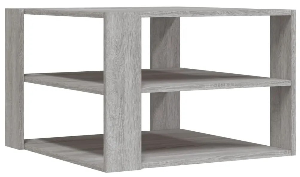 Konferenční stolek šedý sonoma 59,5x59,5x40 cm kompozitní dřevo - Default Title