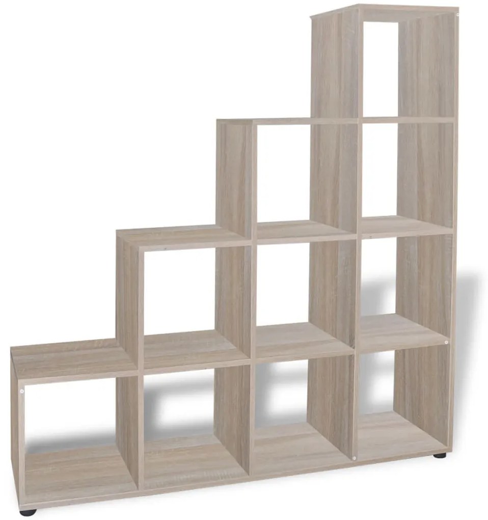 vidaXL 242551 Marketos Staircase Bookcase/Display Shelf 142 cm Oak