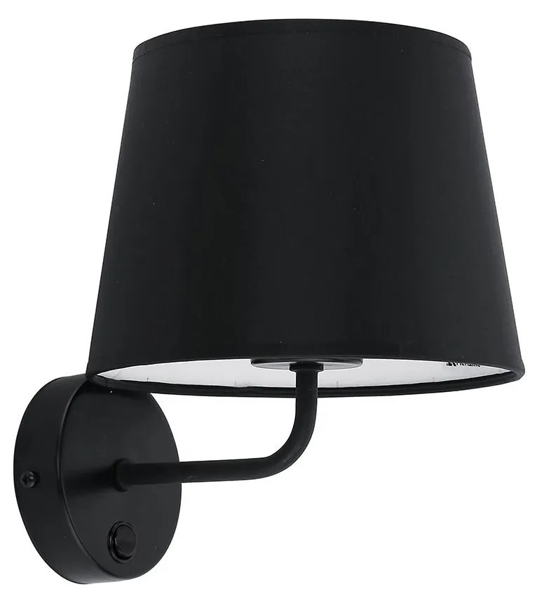 TK Lighting Nástěnná lampa MAJA 1xE27/15W/230V šedá TK1884