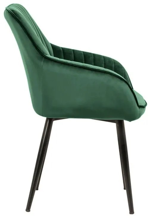 Designová židle Esmeralda zelená