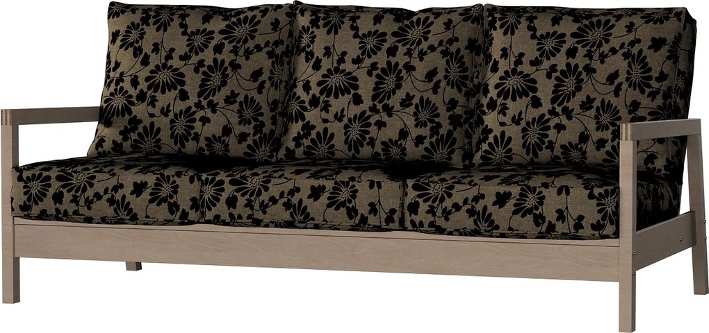 Potah na pohovku IKEA Lillberg 3-místná nerozkládací barva béžová látka pletený vzor, vzorované