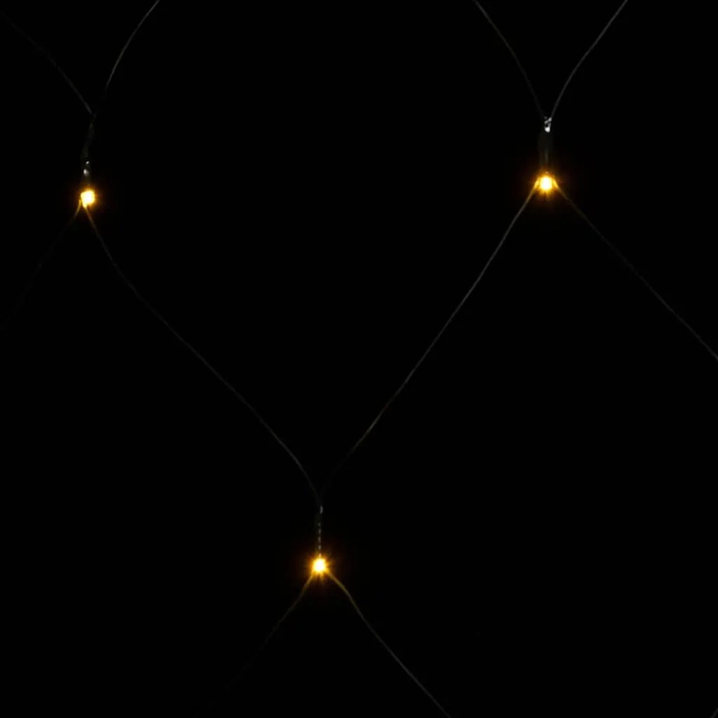 Vánoční světelná síť bílá 3 x 2 m 204 LED vnitřní i venkovní 328770