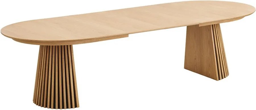 Rozkládací jídelní stůl s přídavnou deskou v dekoru dubu 120x200 cm Osaka – House Nordic