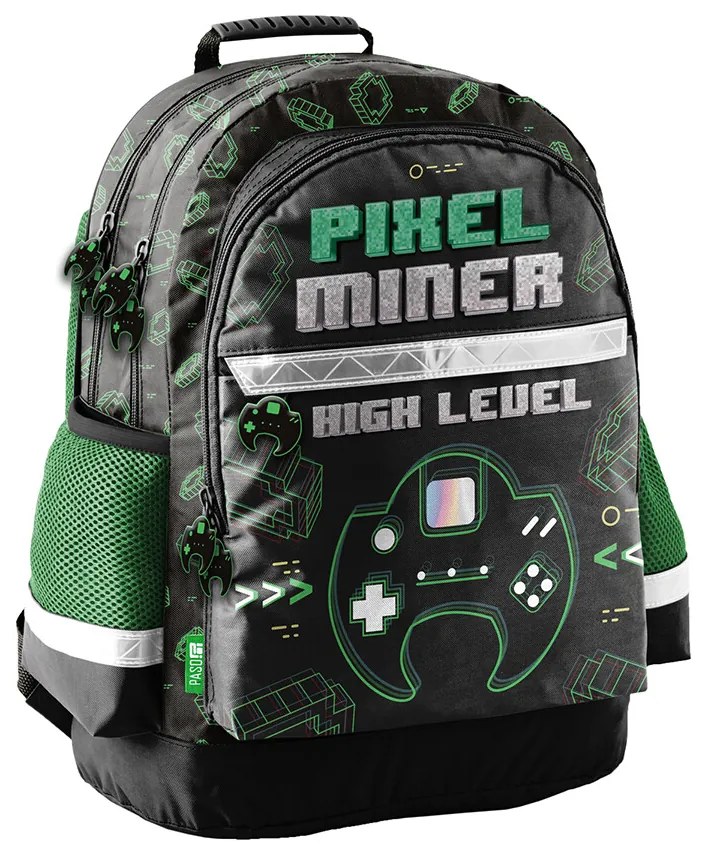 Paso Školní batoh tříkomorový Game